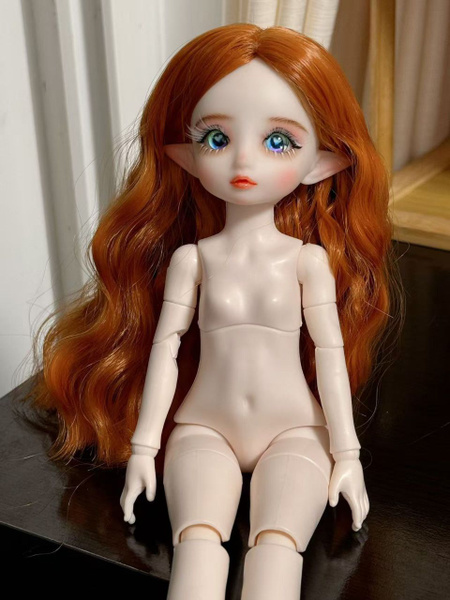 Кукла ручной работы с макияжем высотой 30 см, эльфийская кукла БЖД (BJD) в масштабе 1/6, подарок ...