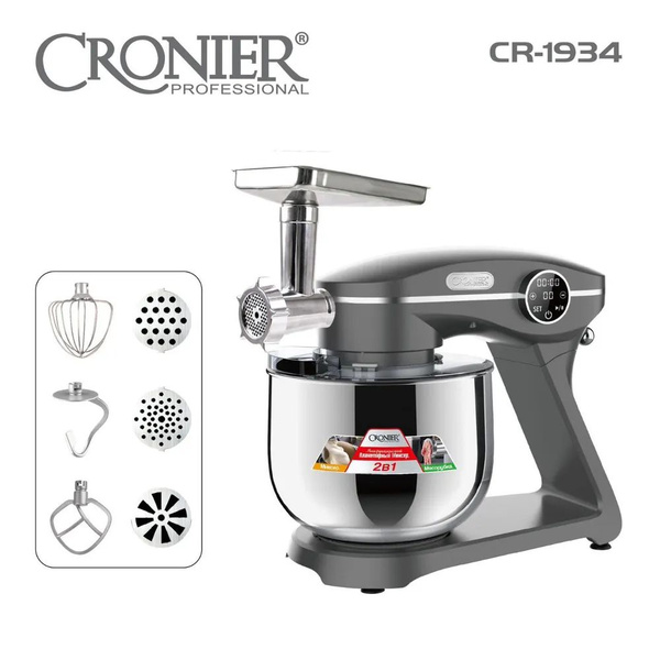 CRONIER Планетарный миксер CR-1934, 3000 Вт купить на OZON по низкой ...