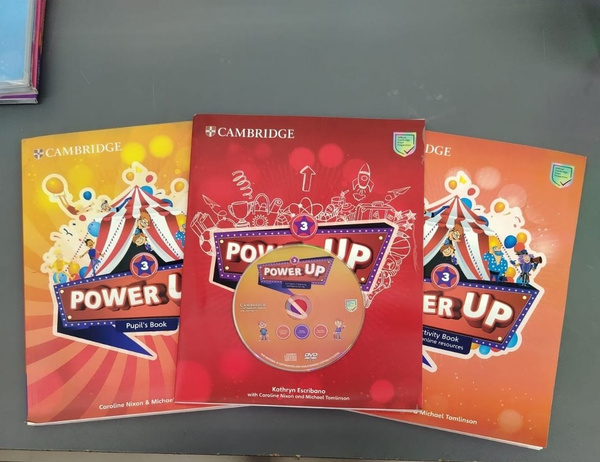 Power Up 3 (В комплекте: учебник + рабочая тетрадь + буклет + 2 диска ...