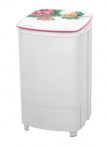 Центрифуга WILLMARK SD-68GS (загрузка белья 6.8кг, стеклян.крышка, 1300 об./мин.бар. из нерж ...