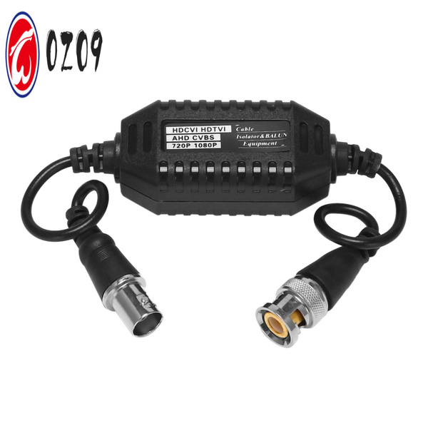 (F A Q Y) Коаксиальный видеоизолятор контура заземления Balun BNC Male-Female совместим с камеры ...
