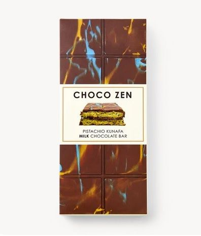 Дубайский шоколад Choco Zen с начинкой из фисташки и кунафы 190 гр ОАЭ ...