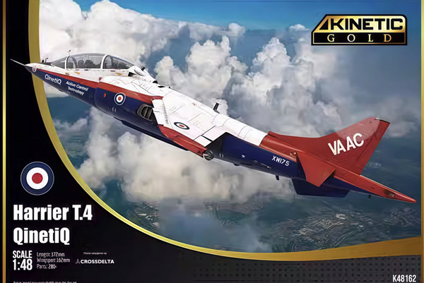 Kinetic Model K48162 1/48 Harrier T.4 QinetiQ сборная модель самолета ...