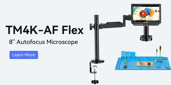 TOMLOV Автофокусировка 4K 8" LCD цифровой микроскоп HDMI для монет ...