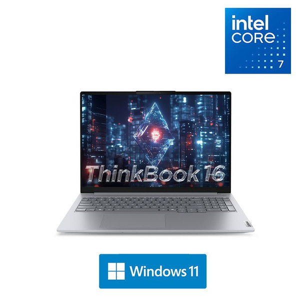 Ноутбук Lenovo ThinkBook Intel Core 7 250H 16 ГБ 16 ГБ, серебристый ...