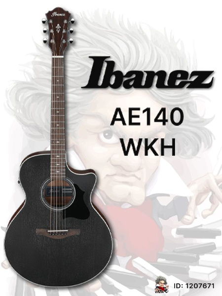 IBANEZ AE140-WKH 6-струнная акустическая гитара купить на OZON по ...