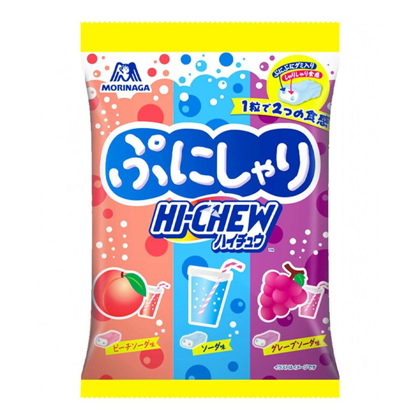 Японские жевательные конфеты Hi-Chew Purishari лимонадное ассорти 3 ...