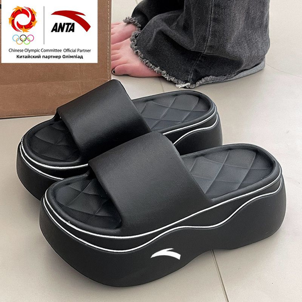 Босоножки Женский Anta Платформа EVA, размер 35, 36 Круглый нос, Толстая подошва Лето Китай Без ...