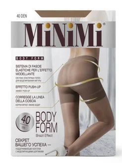 Колготки Женский Minimi, размер 3 светло-бежевый Полиамид, Эластан 40 ден, рост 160-170 Китай На ...