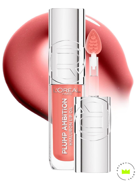 L'Oreal Paris Plump Ambition Hyaluron Lip Oil - Питательный и Увлажняющий Блеск для Губ, 601 ...