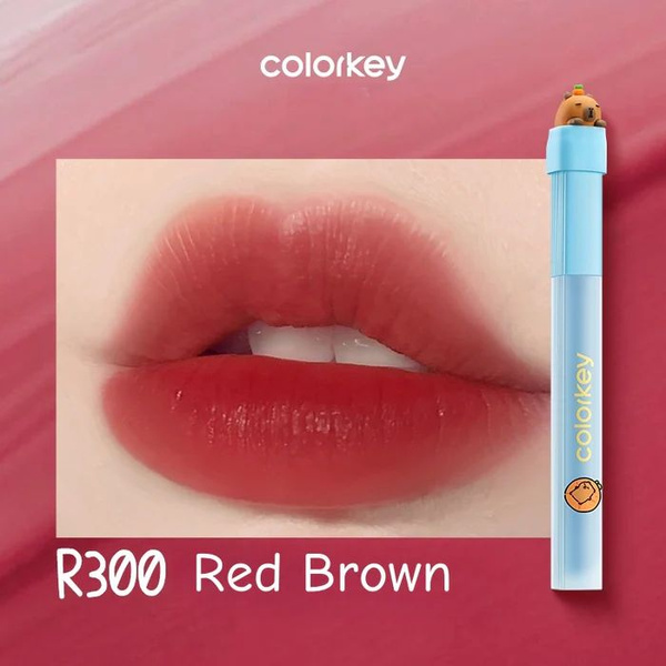 Colorkey X Orange Capybara Long-wear Lip Glaze тинт для губ - #R300 Red ...