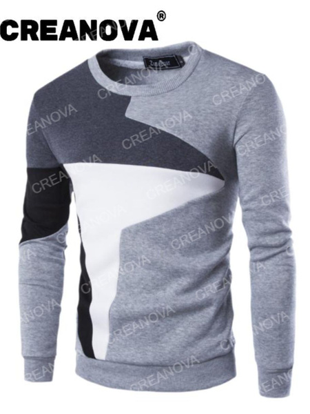 Пуловер Мужской CREANOVA серый Хлопок, размер 50 Длинный купить c доставкой на OZON по низкой ...