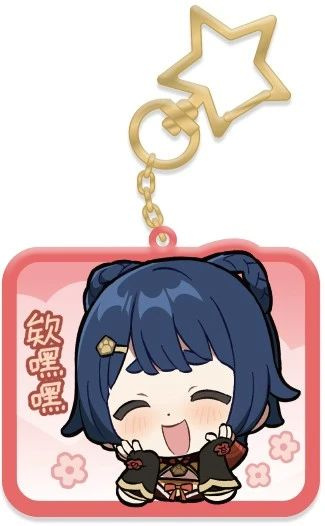 Брелок miHoYo Genshin Impact Chibi Expressions Character Acrylic ...