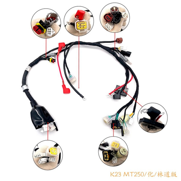 Жгут проводки мотоцикла KEWS K23 MT250, эндуро. купить c доставкой на OZON по низкой цене ...