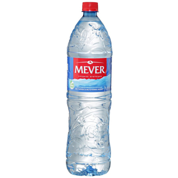Вода Mever природная минеральная негазированная, 1.5л - комплектация ...