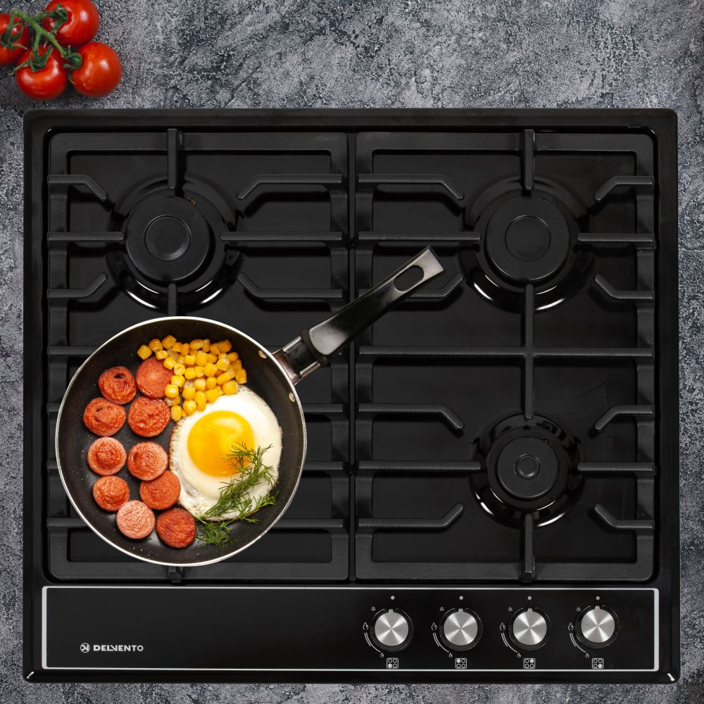 Варочная панель газовая DELVENTO V60V41B011 / 60 см / Газ-контроль ...