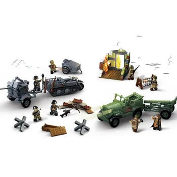 конструктор QUANGUAN "Военные",Сцена боя, солдат, оружие,(1108 деталей)-x купить на OZON по ...