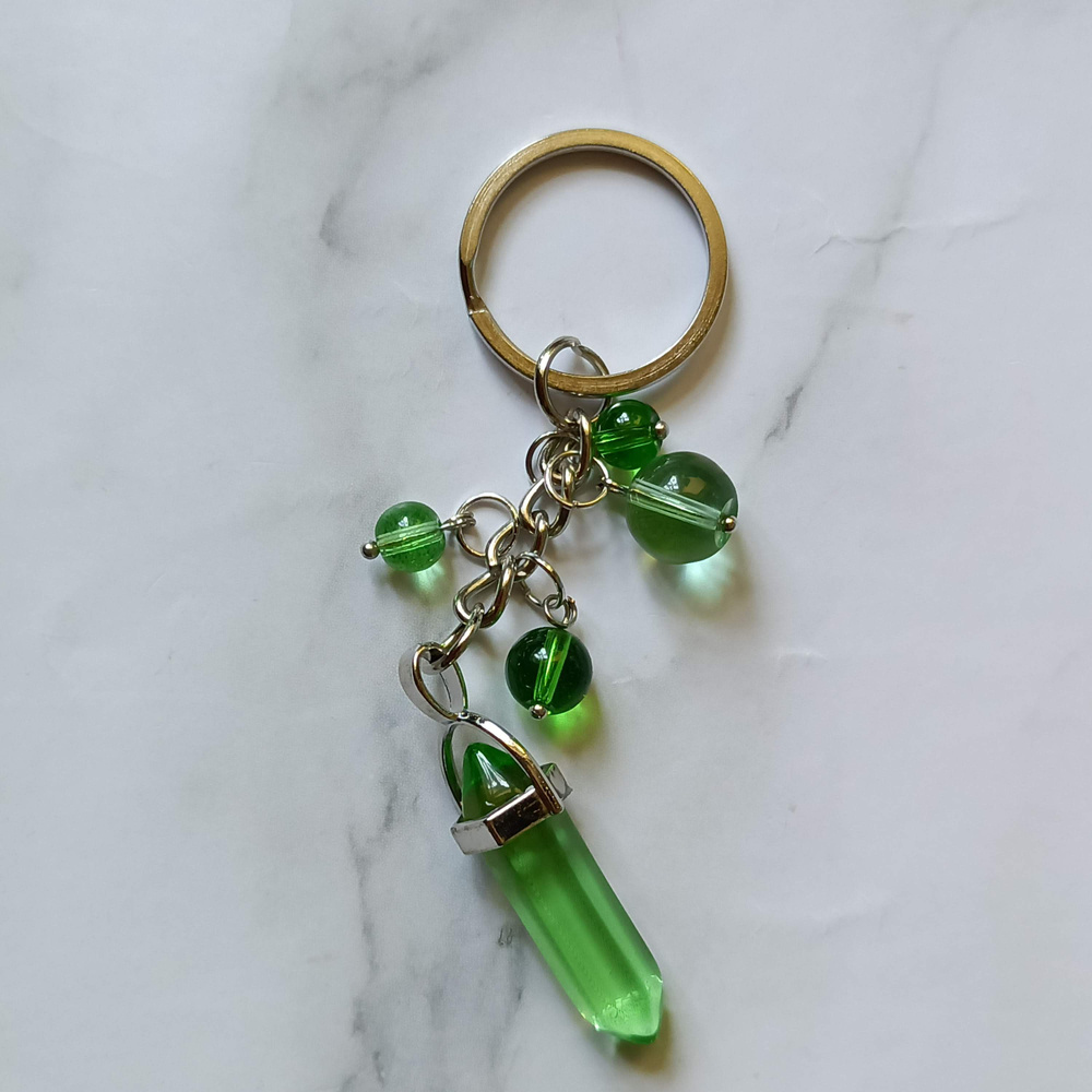 Брелок оригинальный с кристаллом в виде пули на ключи и телефон, сумку ...