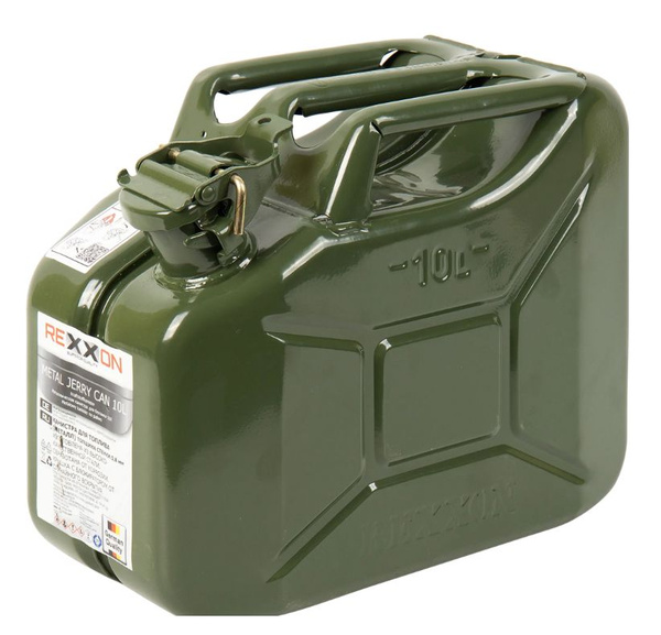 Канистра металлическая Rexxon для ГСМ 10 л - купить с доставкой по ...