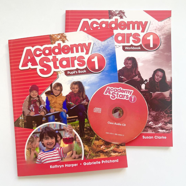 Комплект Academy Stars Level 1. Pupils Book + Workbook + CD диск ...
