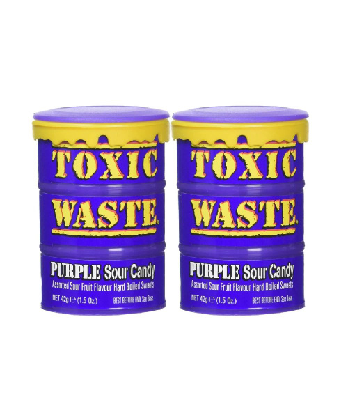 Леденцы Toxic Waste Purple 42 г х 2 шт купить на OZON по низкой цене ...