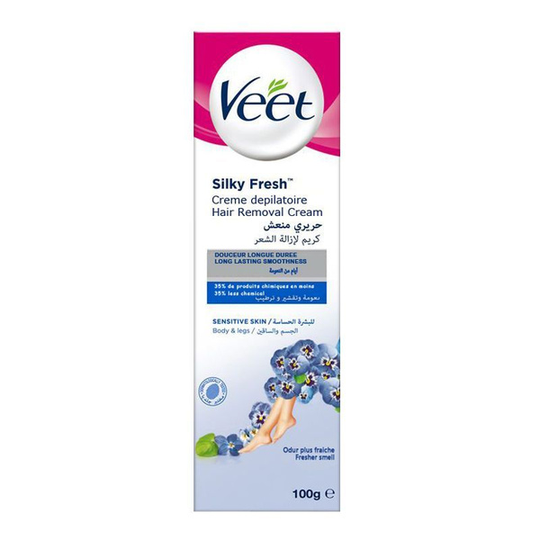 Veet Крем Для Нежной Эпиляции Кожи 100 Мл Для Волос В Подмышечных ...
