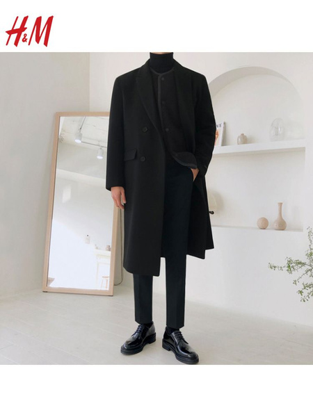 Пальто H&M, Зима, размер 48, цвет черный - купить по выгодной цене в ...