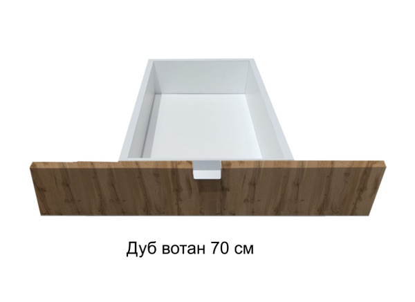 Выкатной ящик для цоколя кухни 70 дуб Вотан - купить с доставкой по ...