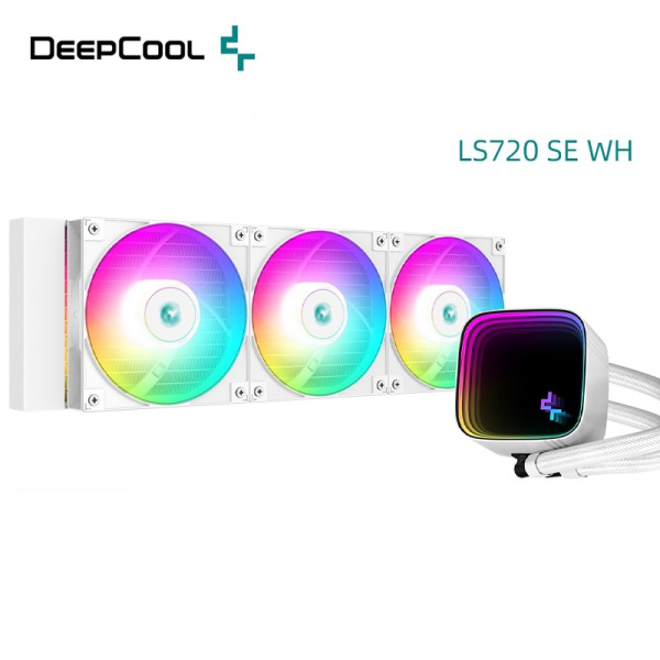 Жидкостный кулер премиум-класса DeepCool LS720 SE WH - купить кулер по ...