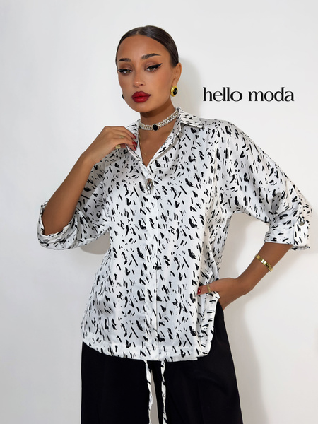 Блузка HELLO MODA! - купить с доставкой по выгодным ценам в интернет-магазине OZON (1423031220)