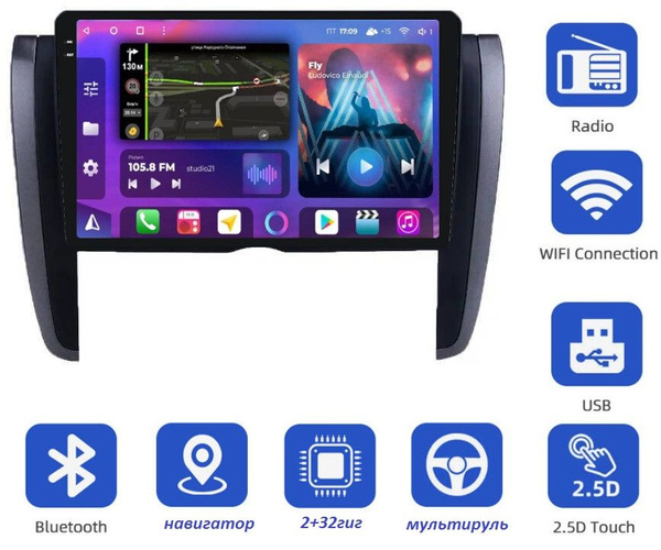 Автомагнитола ToysCC3 Z1 Toyota Premio, Allion 2007 - 2017 2+32 ГБ ...