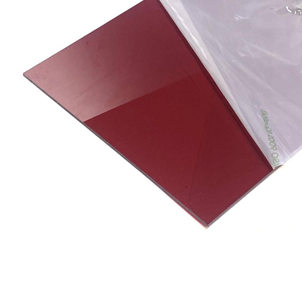 Оргстекло листовое Plexiglas GS Red 3C01 3 х 200 х 300 мм ( вишневый ...