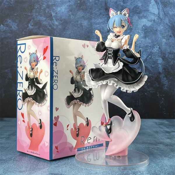 Аниме-фигурка Rem Cat Ear Re:ZERO -Начало жизни в другом мире 22.5 CM ...