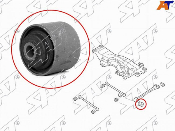 Сайлентблок заднего продольного рычага SUBARU FORESTER 96-07/IMPREZA 92 ...