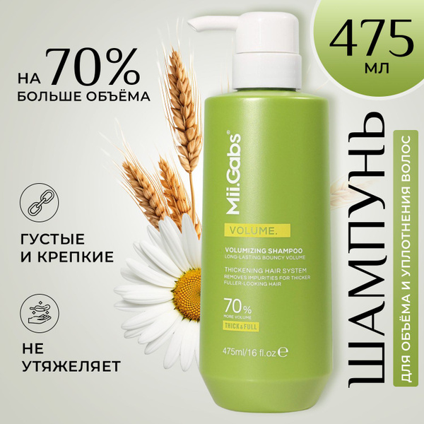 Mii Gabs Шампунь для волос, 475 мл купить на OZON по низкой цене (1385711342)