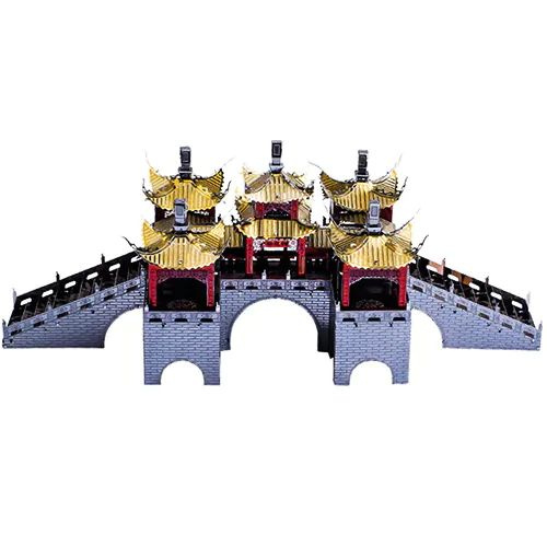 Металлический конструктор (Мини) Wuting Bridge Красный - купить с ...