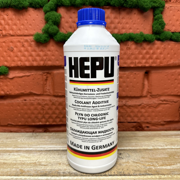 Антифриз Синий готовый к применению HEPU G11 1.5л P900RM11 купить на OZON по низкой цене ...