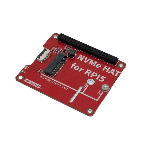 Плата адаптера Ssd для Raspberry Pi 5 Pcie до M 2 Nvme Hat Nvpi5 2242t купить с доставкой по