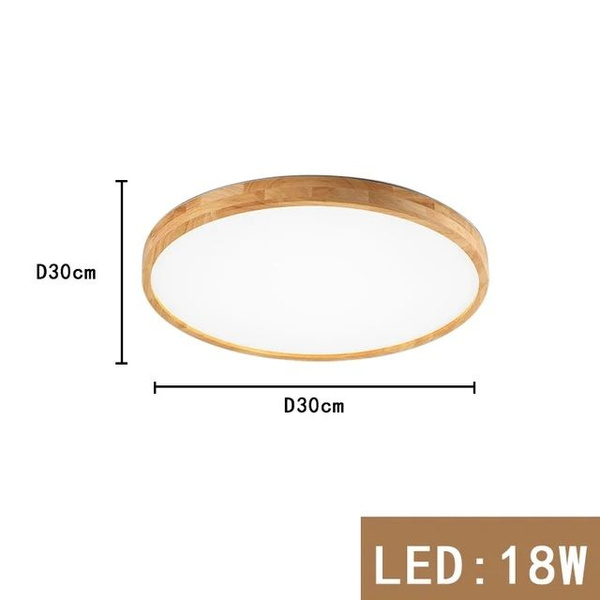 Люстра потолочнаяDSMJFUДеревянная гостиная LED 5CM потолочный ...