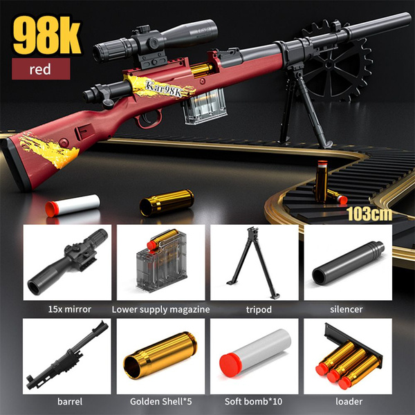 Игрушки 98k awm shell eject снайперская винтовка eva - купить с доставкой по выгодным ценам в ...