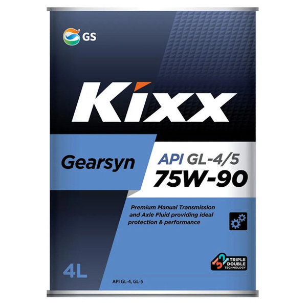 Масло трансмиссионное синтетическое Kixx Gearsyn GL-4/5 75W-90 для ...