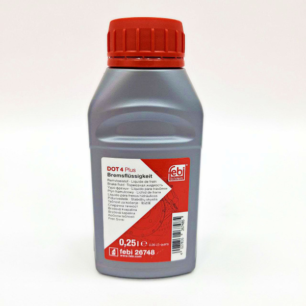 Жидкость тормозная Febi тормозуха феби025 DOT 4 - купить по доступной цене в интернет-магазине ...