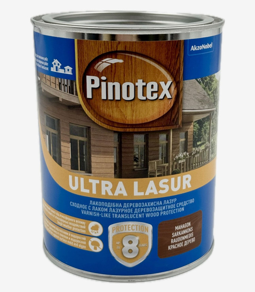 Pinotex Ultra защитная влагостойкая лазурь с воском для дерева Пинотекс ...
