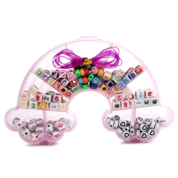 Набор для создания украшений КНР "Радуга", бусины, нить, в коробке, 168 ...