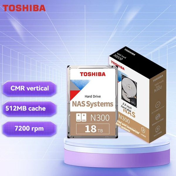 18 ТБ Внутренний жесткий диск Toshiba D/HDDN300 NAS HDD (HDWG51UZSVA ...