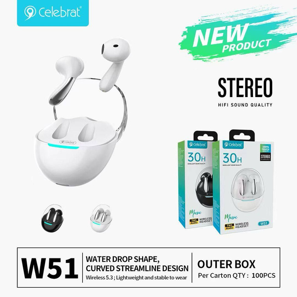 Наушники Внутриканальные Celebrat W51 - купить по доступным ценам в ...