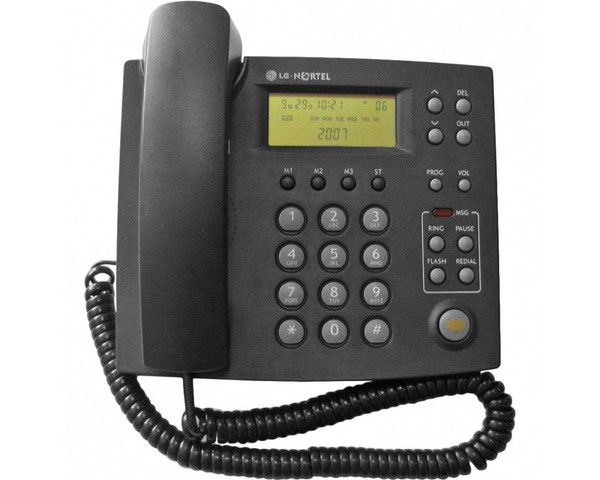 Проводной телефон LG LKA-220C, черный - купить с доставкой по выгодным ...