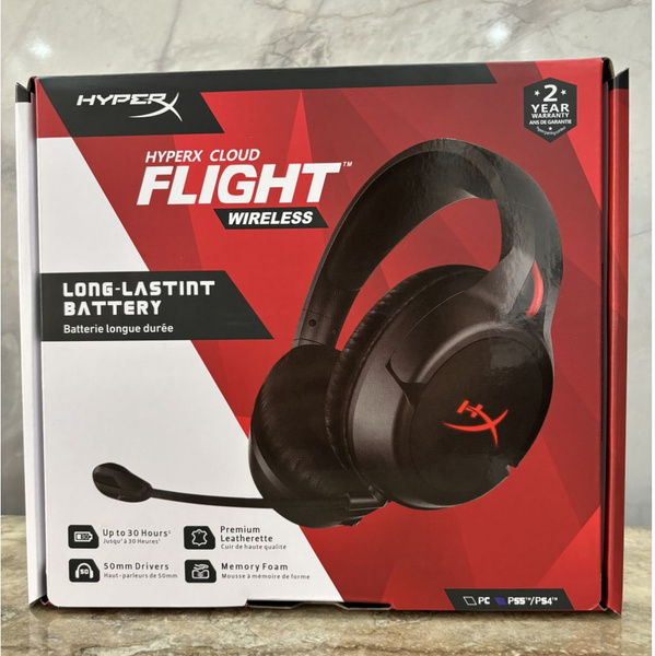 Наушники Вкладыши HyperX Cloud Flight, черный, красный Беспроводное 40 PRT-010 купить c ...