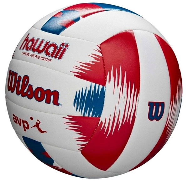 Мяч волейбольный Wilson AVP Hawaii, 0 размер, белый, красный купить по ...