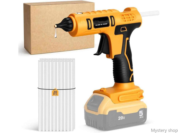 Беспроводной пистолет для горячего клея Dewalt 18V/20V для аккумулятора ...